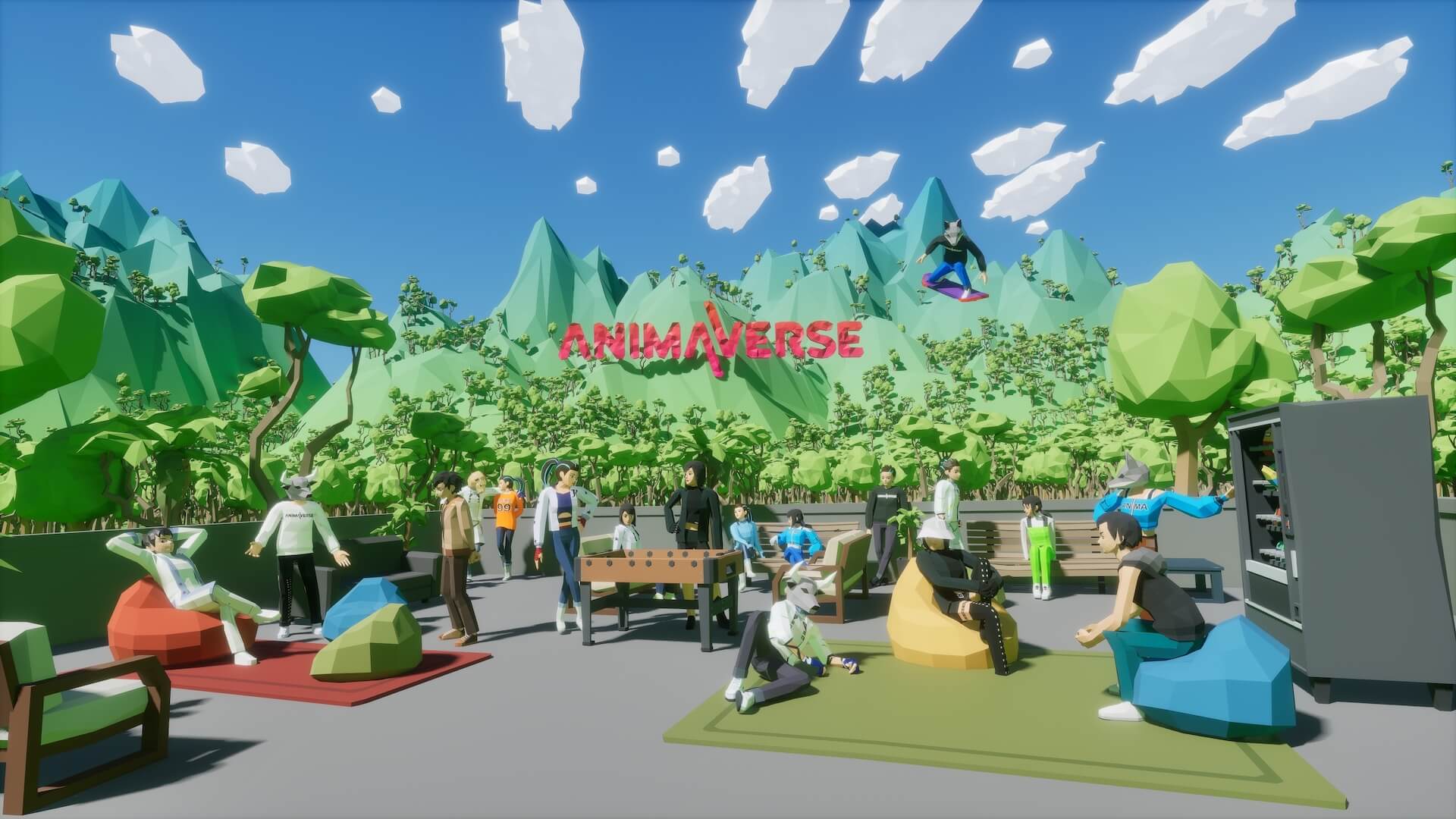 ANIMAVERSE - A Third Place for Your Digital Soul